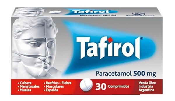 Tafirol Paracetamol 500 Mg X 100 Comprimidos, Tafirol Venta libre ...