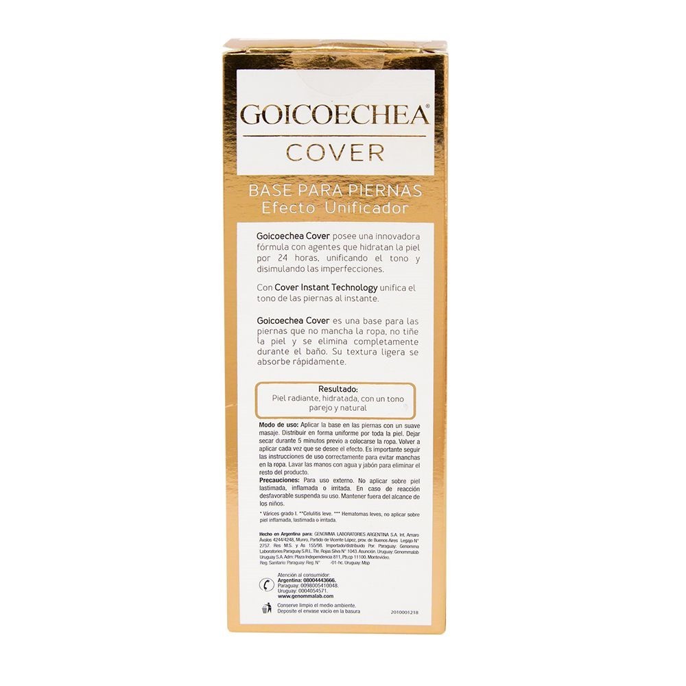 Goicoechea Crema Corporal Cover 95 gr, Goicoechea Corporales ...