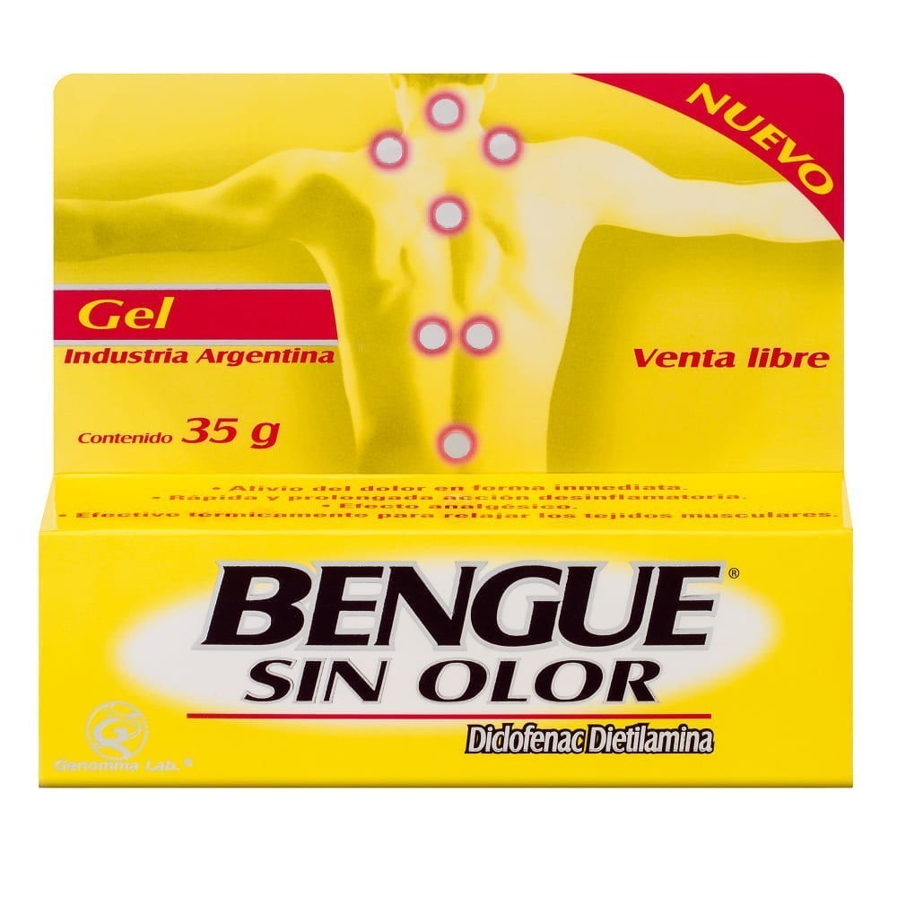 Ultra Bengue Bengue Desinflamante Gel Sin Olor X 35 Gramos, Ultra ...