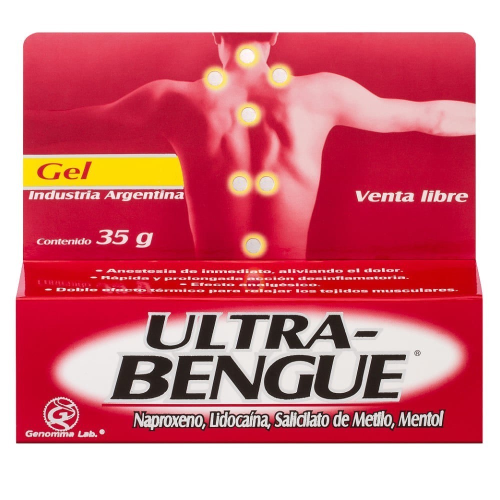 Ultra Bengue Desinflamante Gel X 35 Gramos, Bengue Antiinflamatorios ...