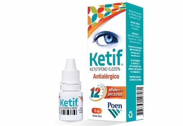 Poen Ketif Gotas Oft lmicas Antial rgico Alivio De La Picaz n X 5 Ml