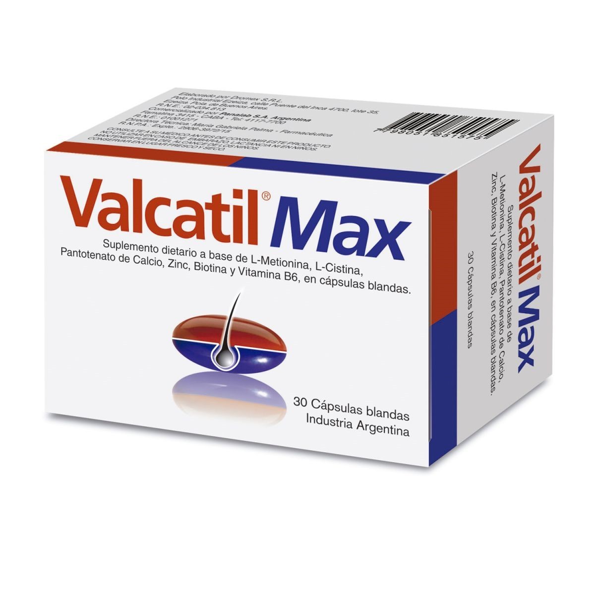 Valcatil Max Capsulas Blandas Por 30, Valcatil Suplemento Dietario ...